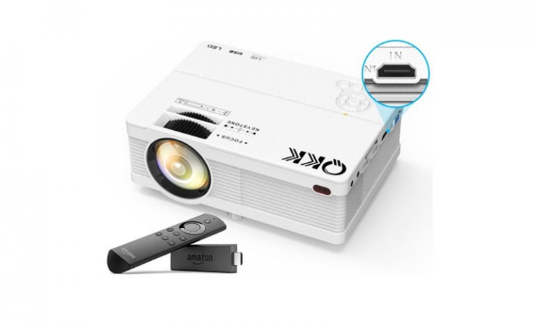 QKK Mini Projector QK02 Brief Review - Projector1